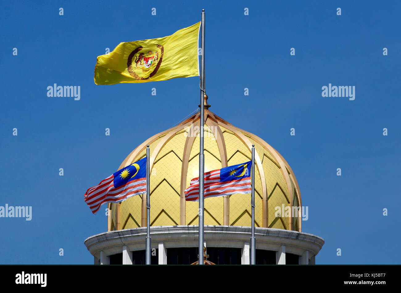 General view of the front entrance of the Malaysia King's Palace in ...