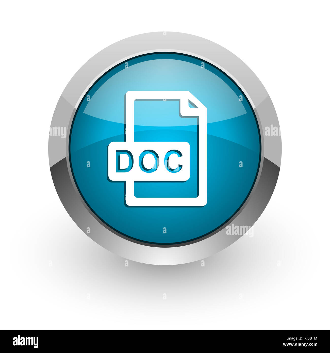 Doc file blue silver metallic chrome border web and mobile phone icon ...