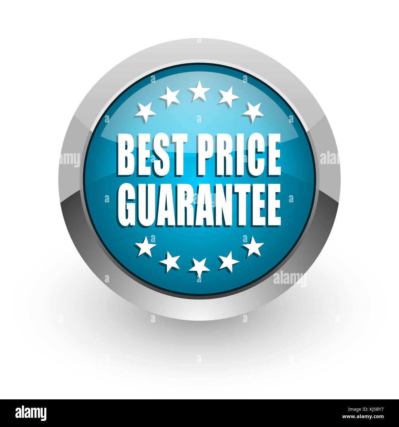 Best price guarantee blue silver metallic chrome border web and mobile ...