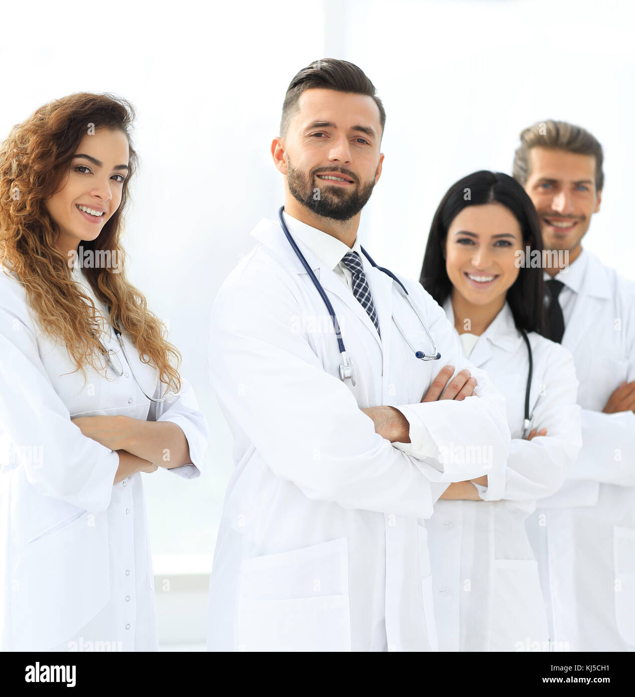 closeup.a group of doctors Stock Photo - Alamy