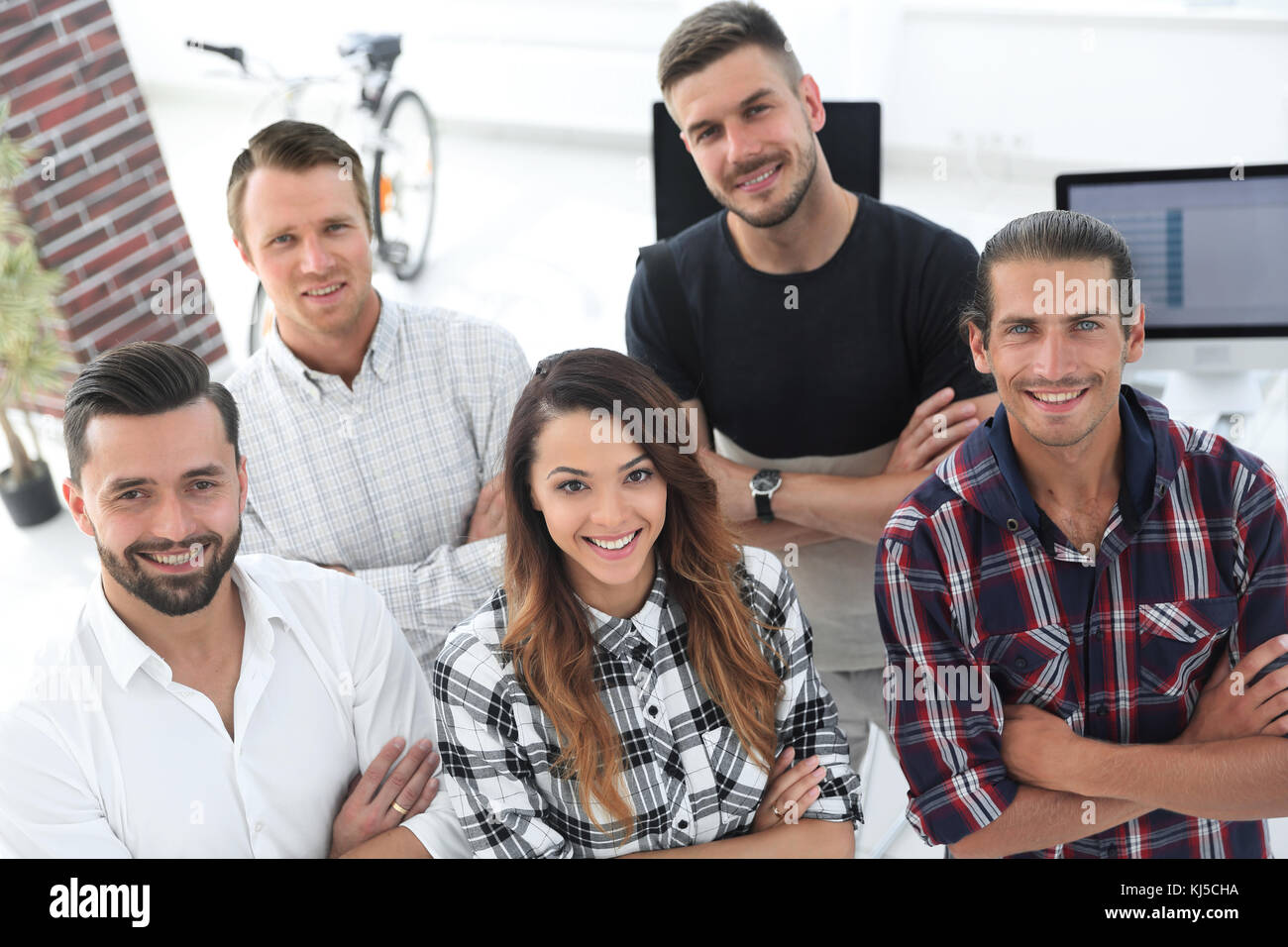 successful team of young designers Stock Photo - Alamy