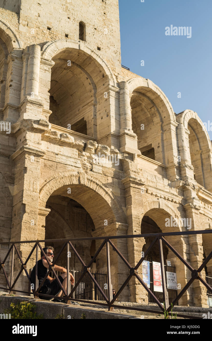 Roman amphitheater, Arles, Provence, France, Europe Stock Photo - Alamy