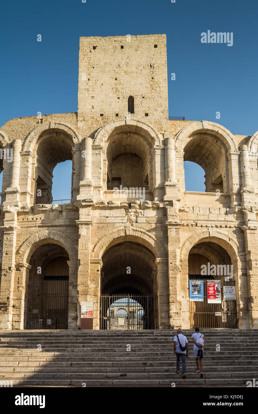 Roman amphitheater, Arles, Provence, France, Europe Stock Photo - Alamy