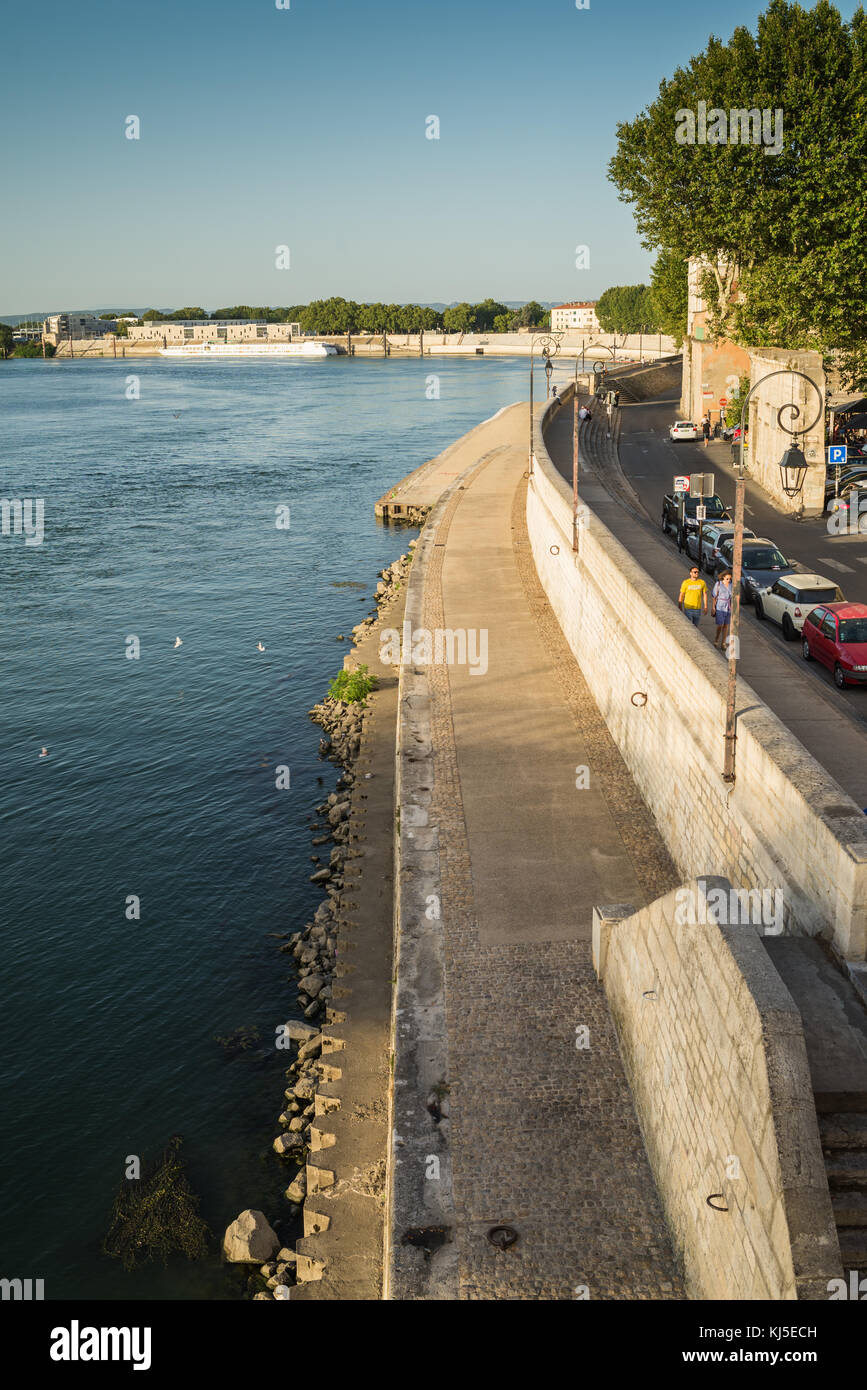 River Rhona, Arles, Provence, France, Europe Stock Photo - Alamy