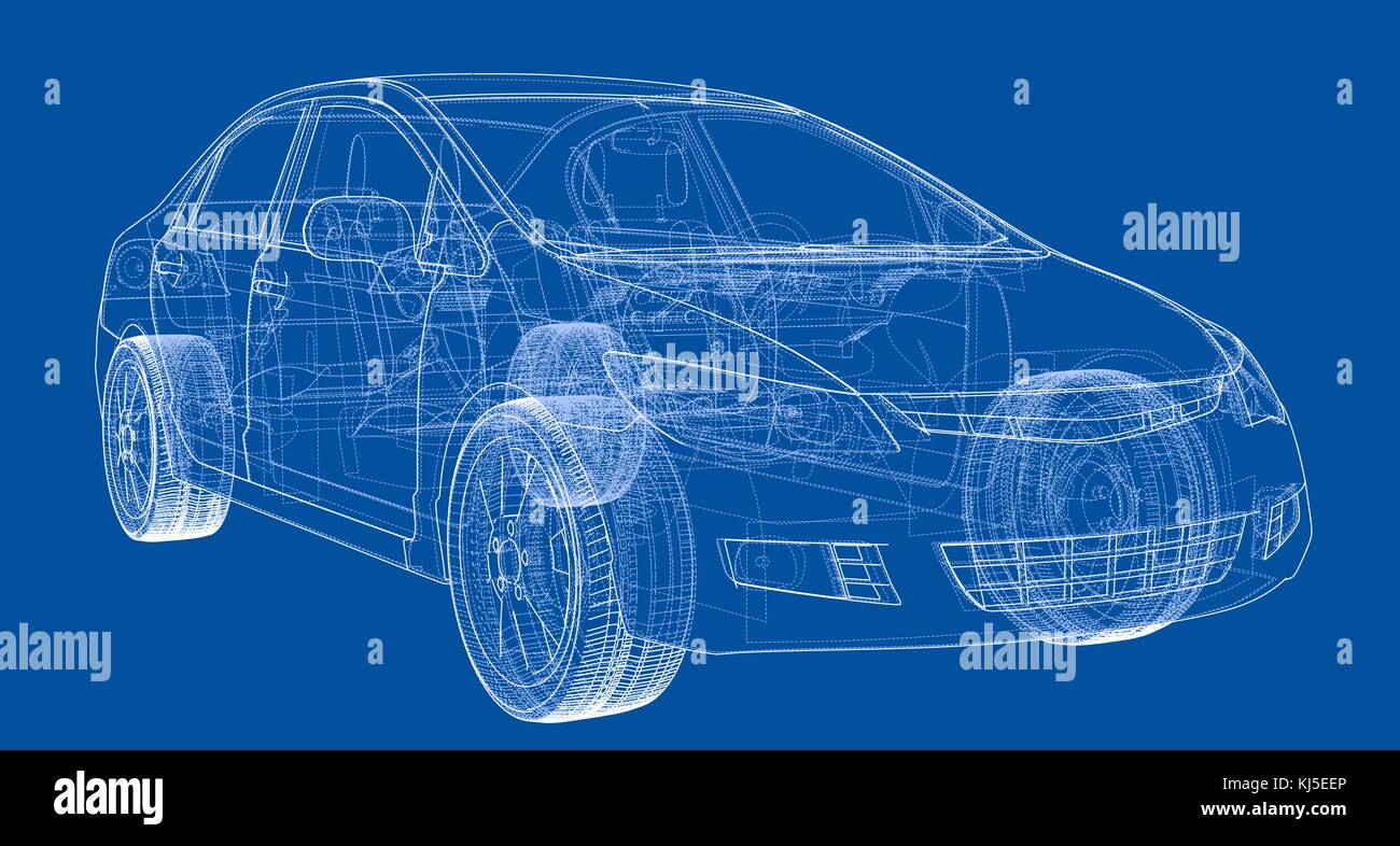 Concept car. Vector Stock Vector Image & Art - Alamy