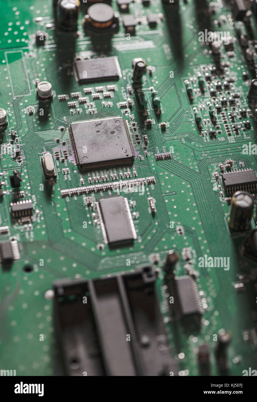 Computer processor parts macro shot Stock Photo - Alamy