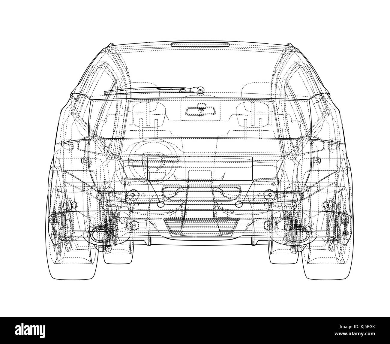 Concept car. Vector Stock Vector Image & Art - Alamy