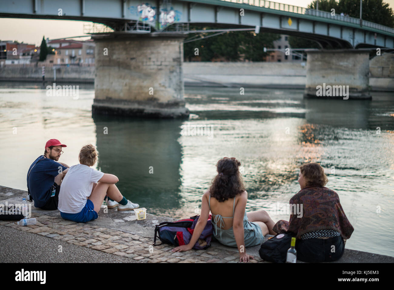 River Rhona, Arles, Provence, France, Europe Stock Photo - Alamy