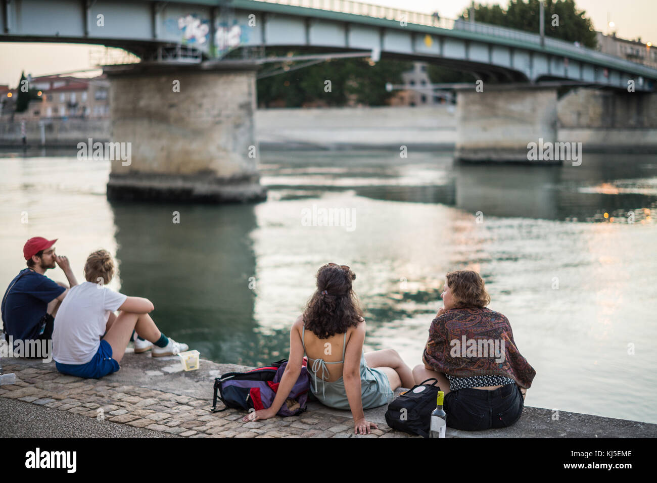 River Rhona, Arles, Provence, France, Europe Stock Photo - Alamy