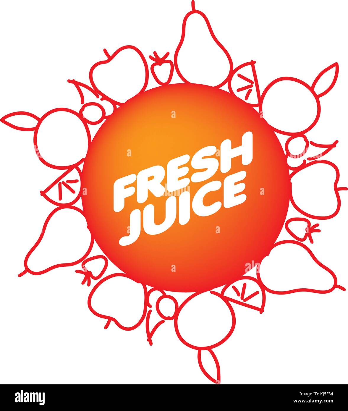 logo of fresh juice Stock Vector Image & Art - Alamy