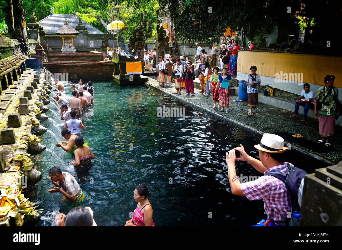 Tirta Empul, a Hindu Holy Spring Water Temple located near the town of ...