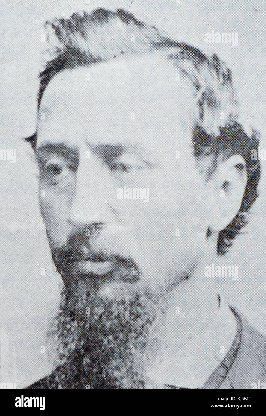 Portrait of Charles W. Bullard, an American criminal who was also known ...