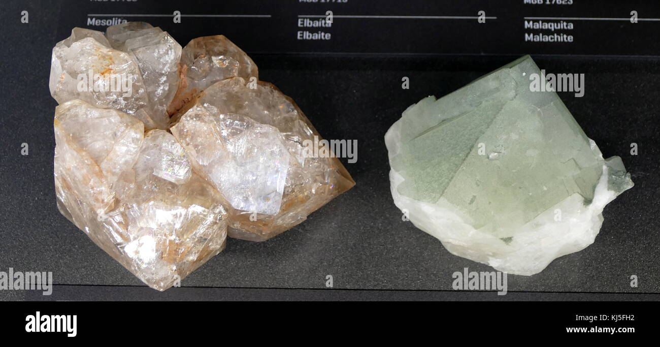 A sample of Quartz and Orthoclase. Dated 20th Century Stock Photo - Alamy