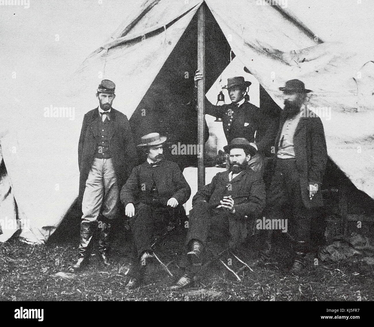 Photograph of Allan Pinkerton (1819-1884) a Scottish American detective ...