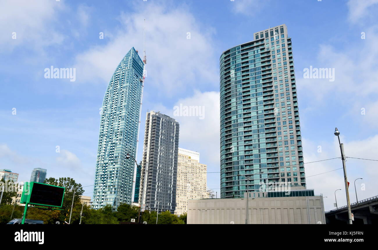 High Rise Buildings at Downtown Toronto, Canada Stock Photo - Alamy