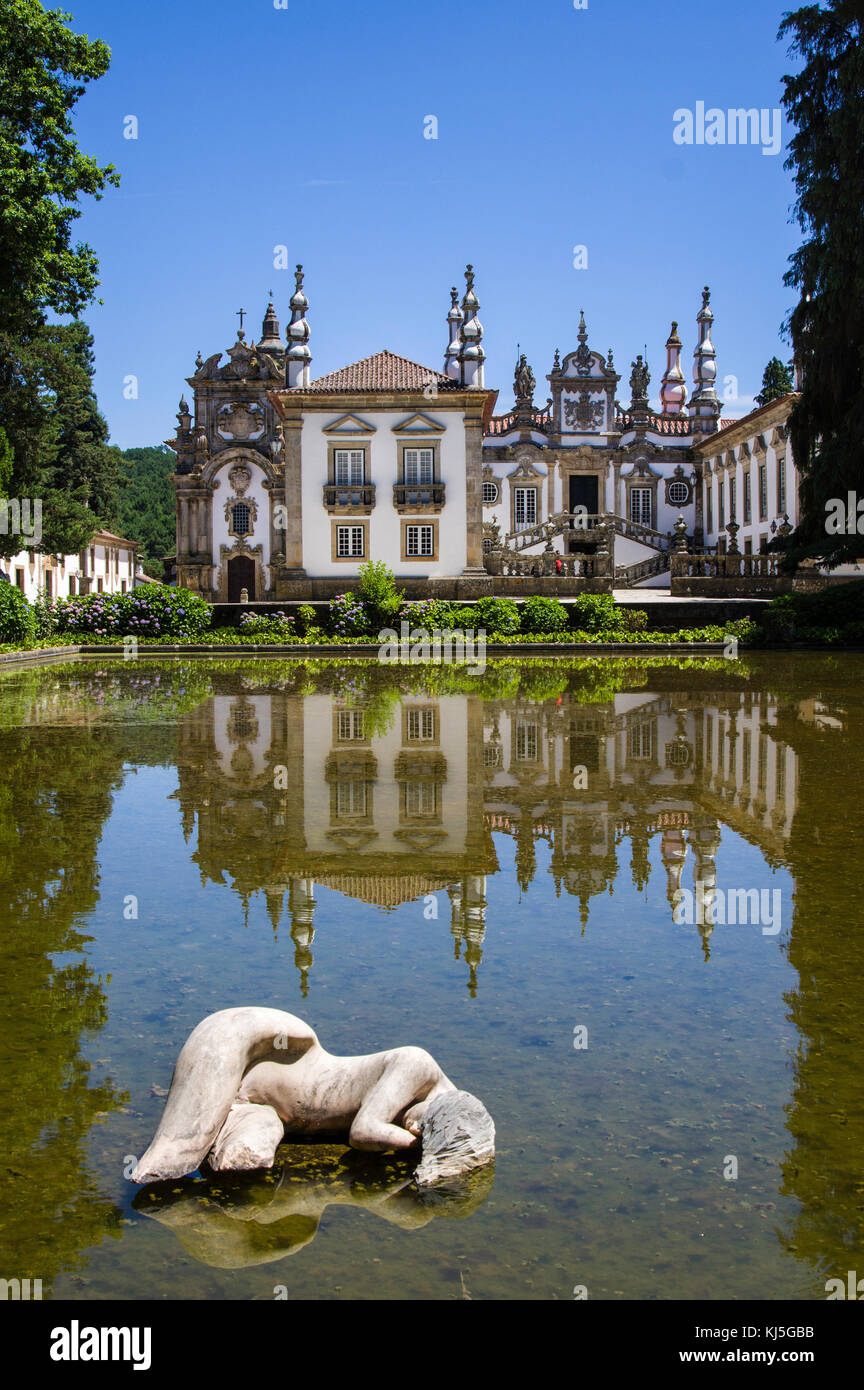 Baroque architecture style, Mateus Palace Stock Photo - Alamy