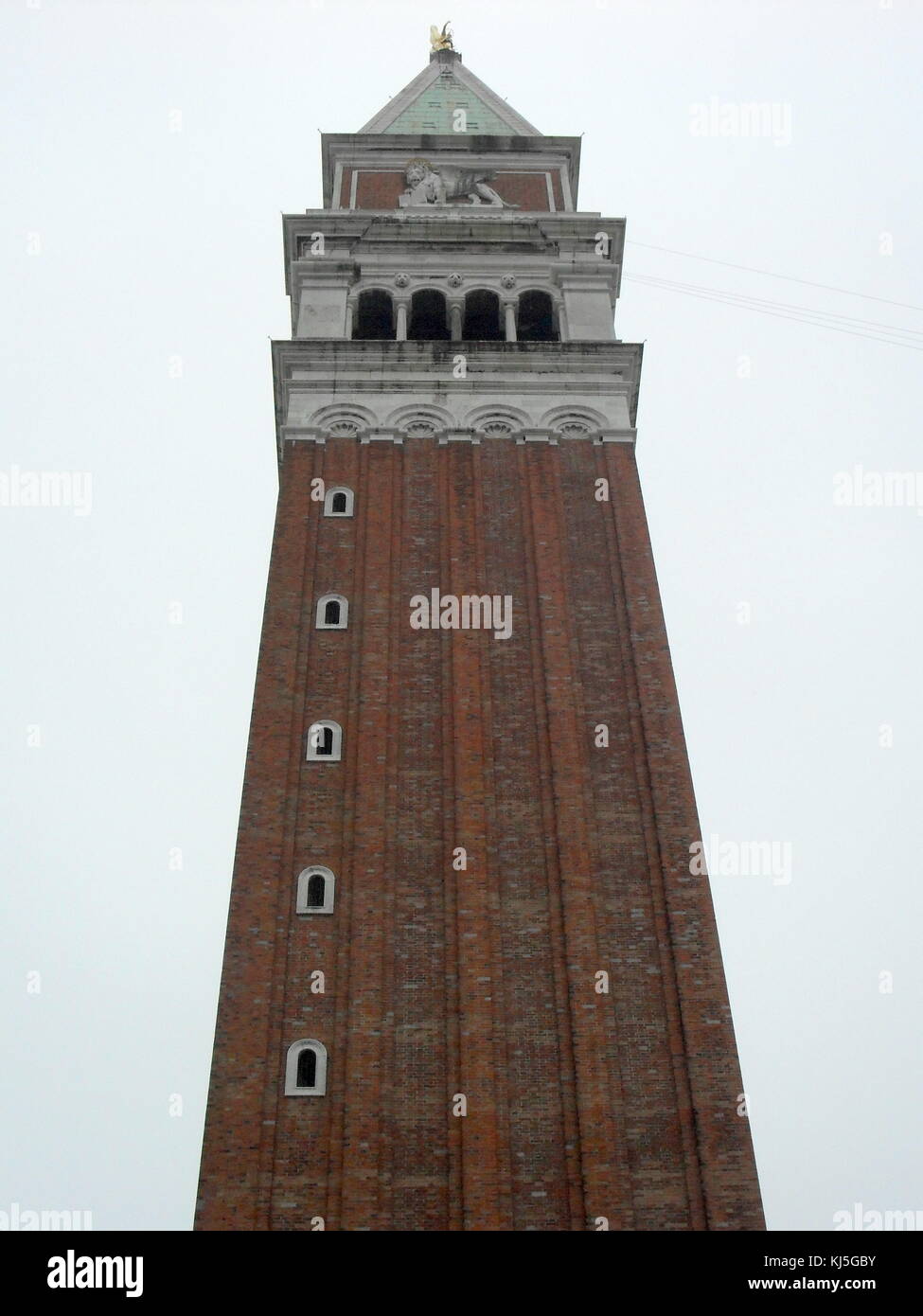 St Mark's Campanile bell tower, for St Mark's Basilica in Venice, Italy ...