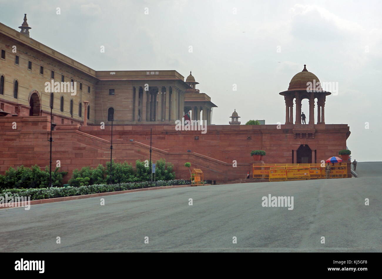 The North Block of the Secretariat Building, Delhi India, where the ...