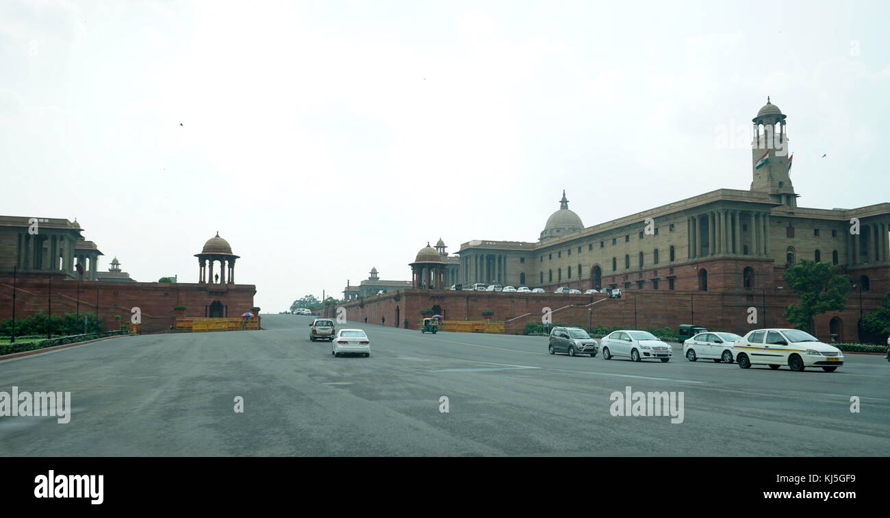 The North Block of the Secretariat Building, Delhi India, where the ...