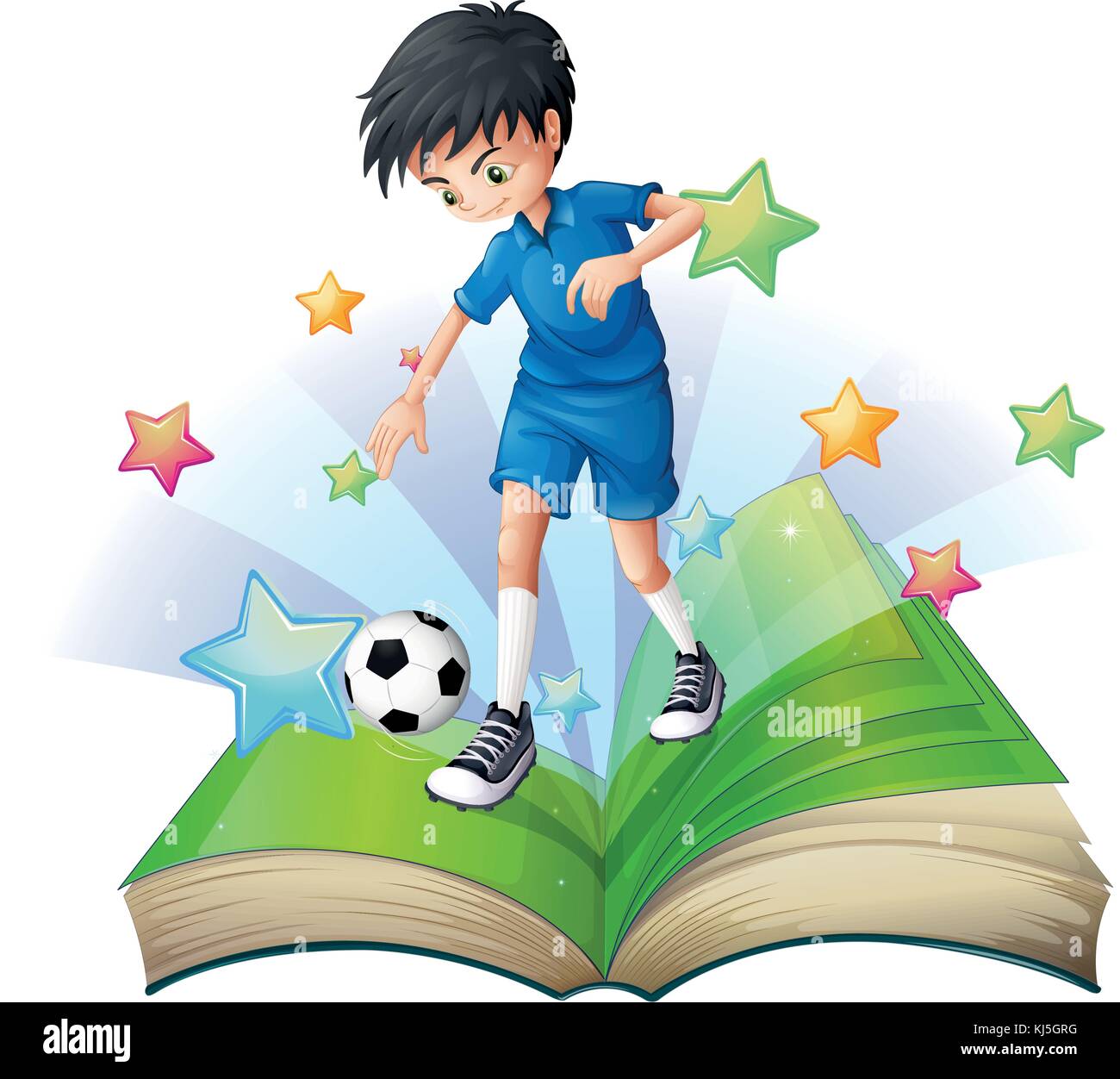 Soccer sports man on Stock Vector Images - Alamy