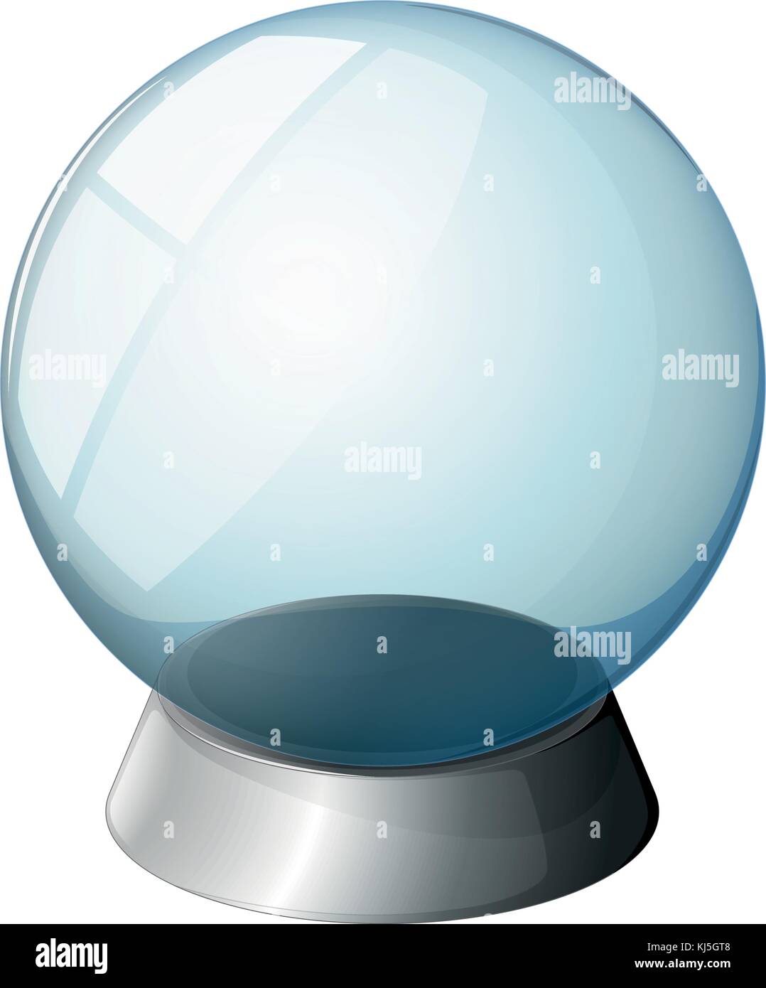 Illustration of a magic ball on a white background Stock Vector Image ...