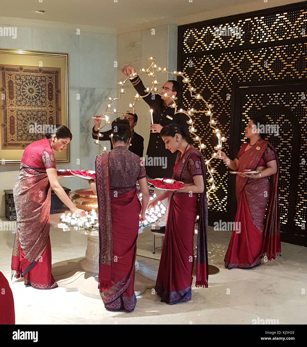 Puja or Poojan, prayer ritual performed by Hindus to host, honour and ...