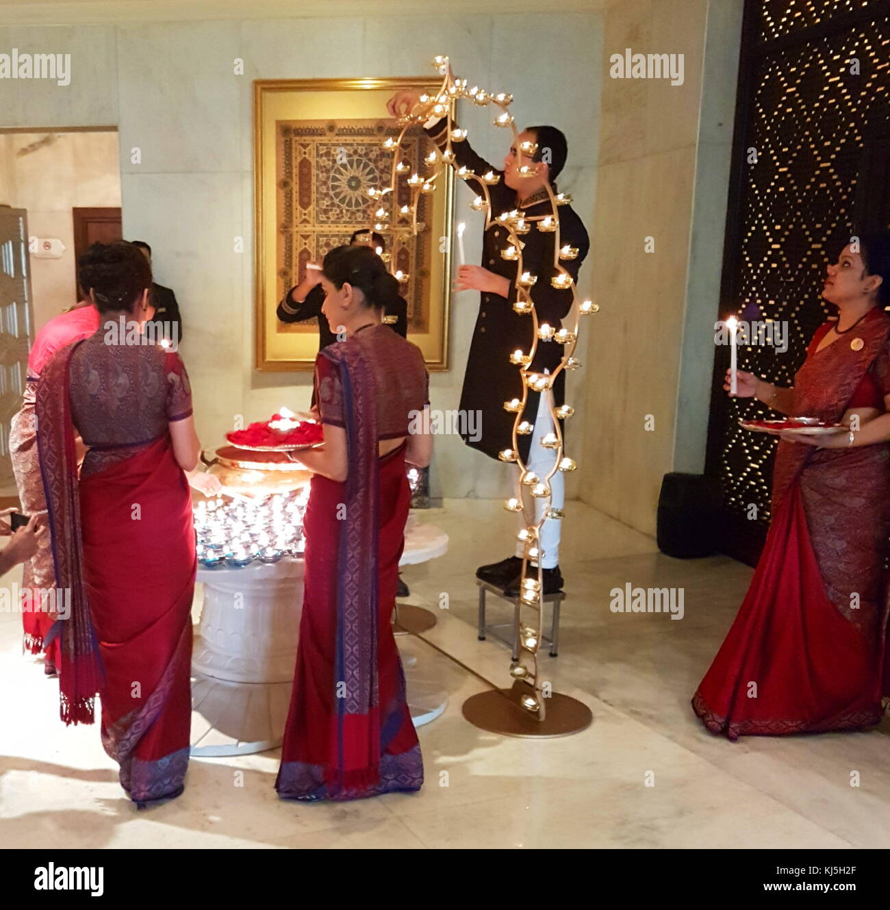 Puja or Poojan, prayer ritual performed by Hindus to host, honour and ...