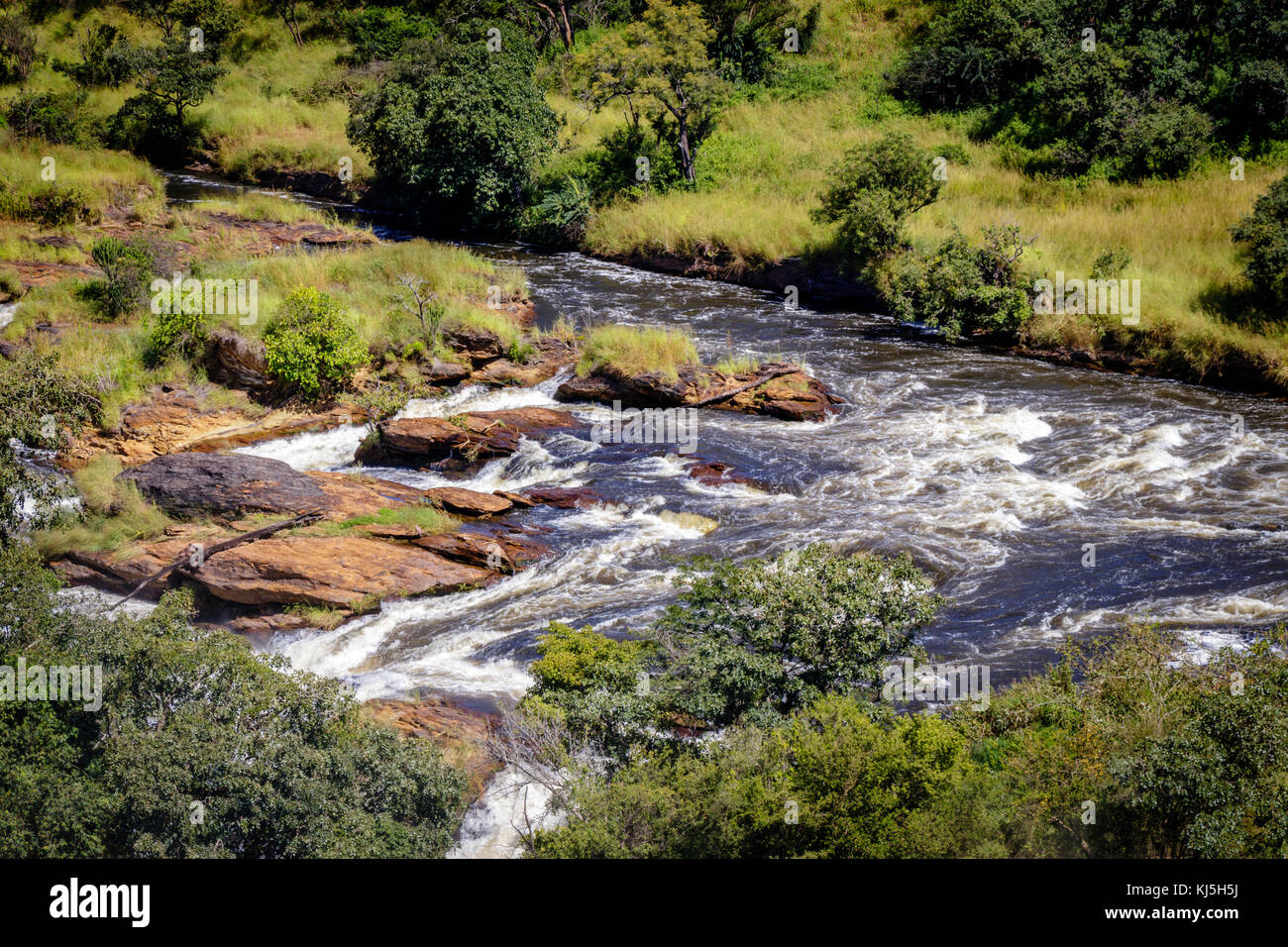 Top of the Murchison Falls, also known as Kabalega Falls, is a ...