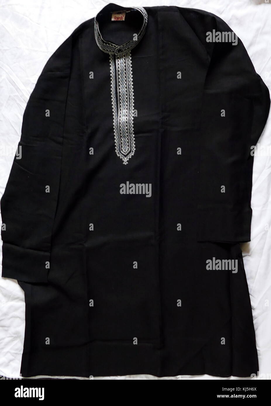 Indian cotton shirt with traditional woven pattern. 21st Century Stock ...