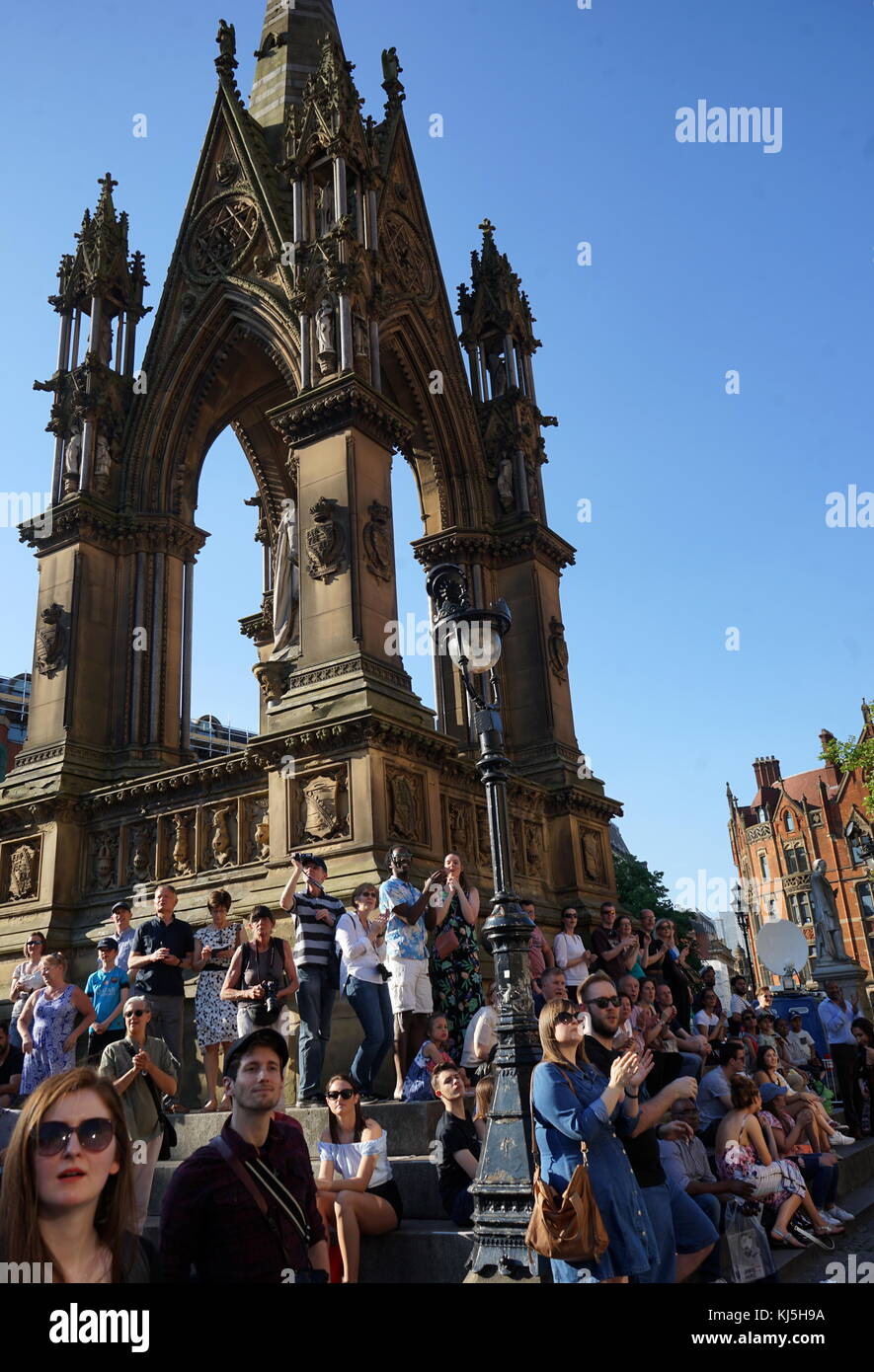 In Manchester, England, Albert Square's largest monument is the Albert ...