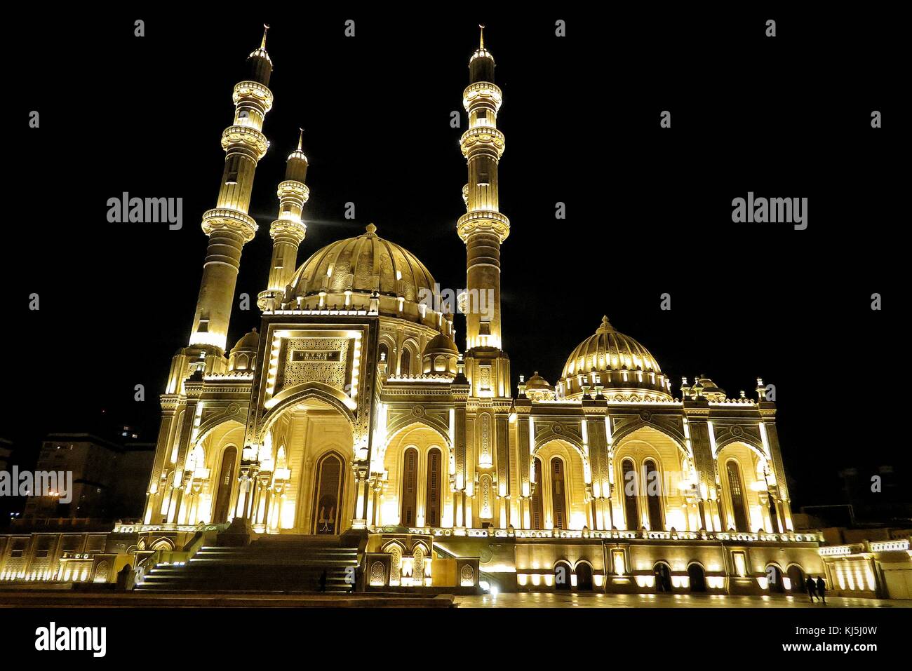 The Heydar Mosque recently constructed in 2014 is the largest mosque in ...