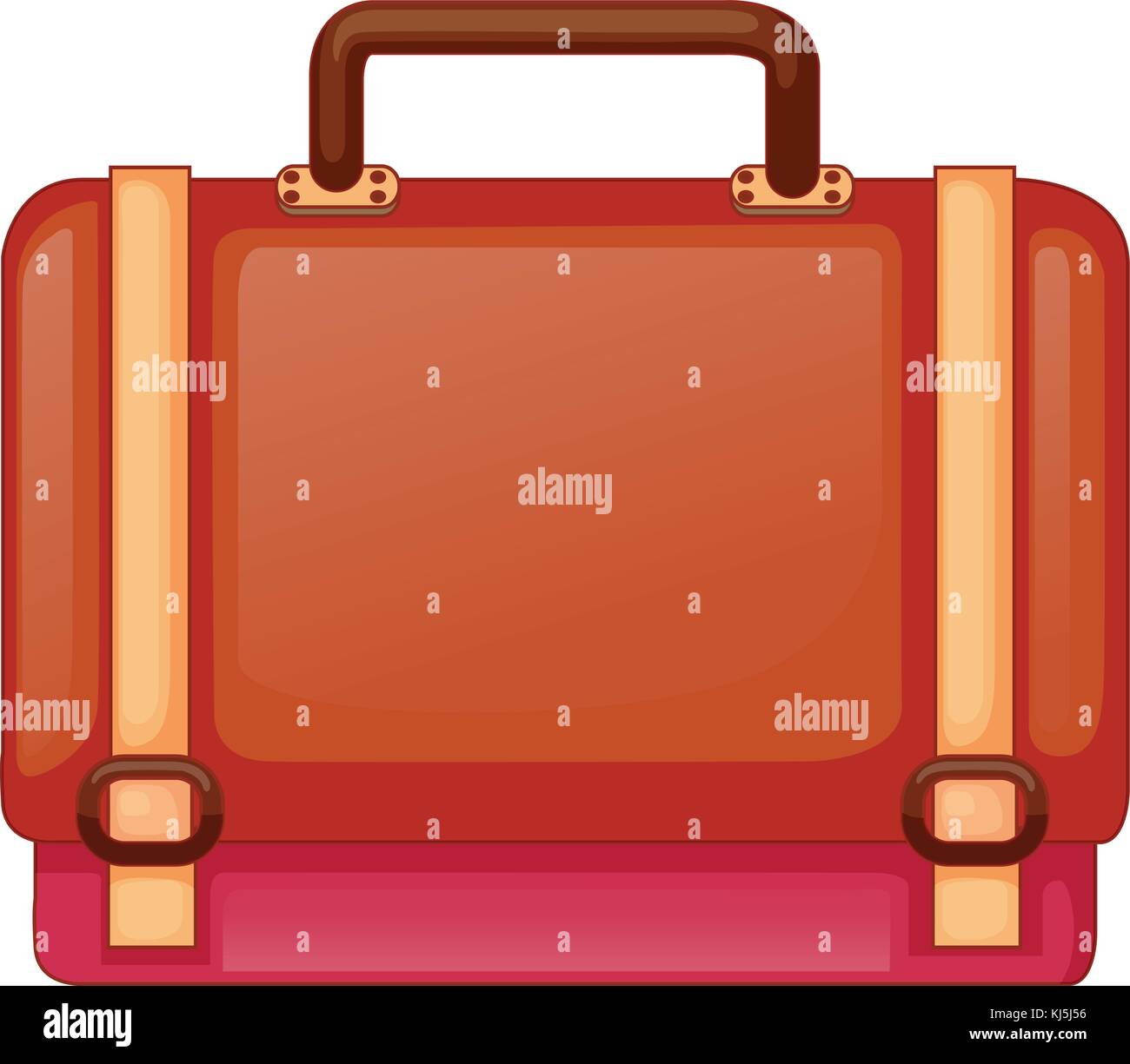 Illustration of a red bag on a white background Stock Vector Image ...