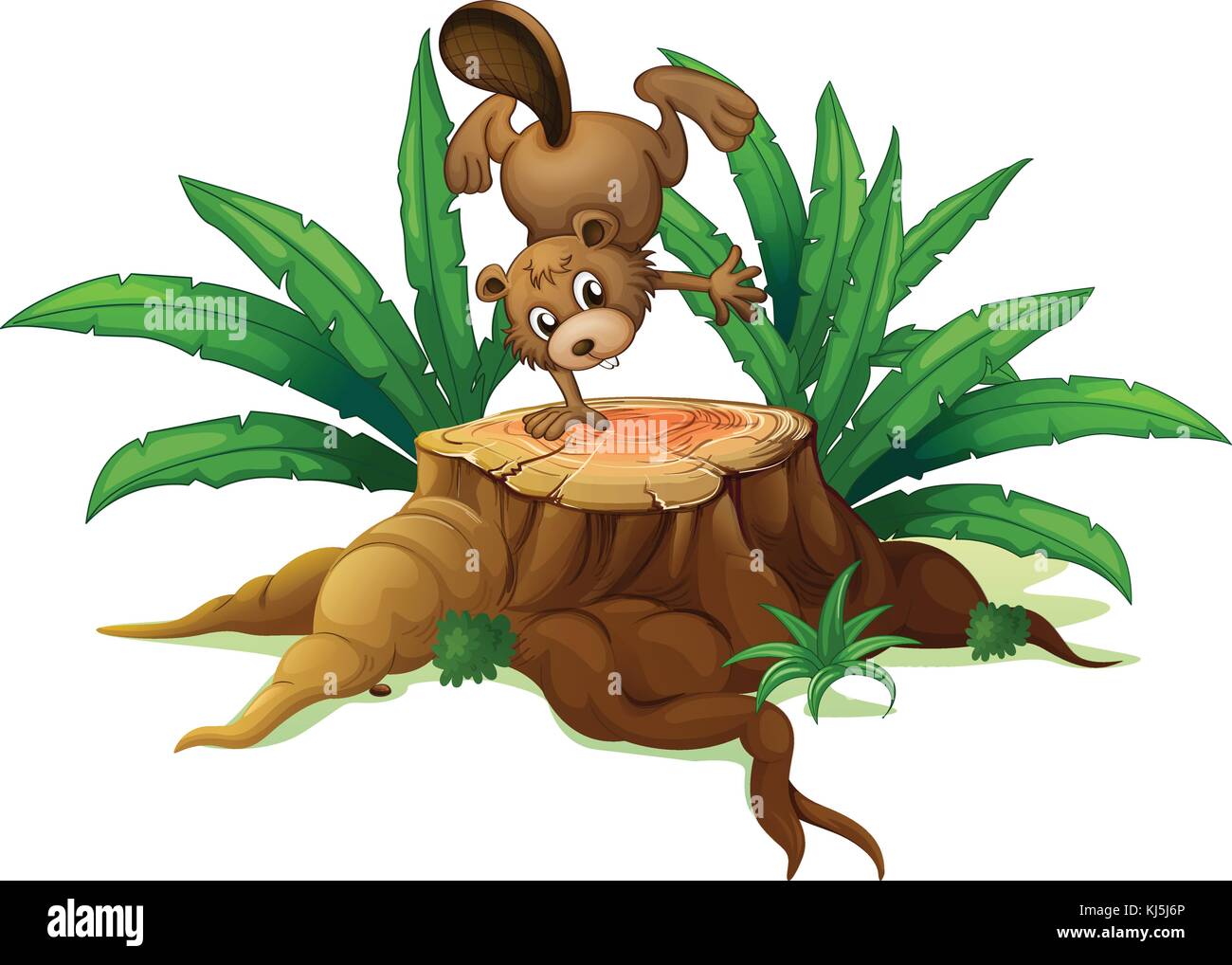 Chopped wood on background Stock Vector Images - Alamy