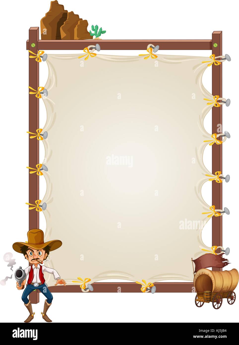 Cowboy Border Clipart