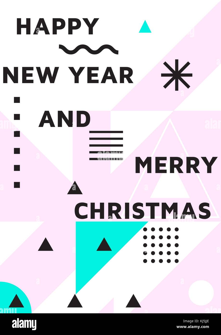 Bright festive New Year poster Stock Vector Image & Art - Alamy