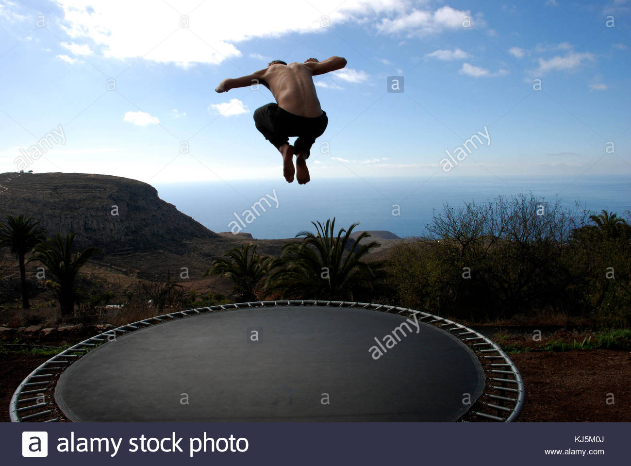 Feet On Trampoline Stock Photos & Feet On Trampoline Stock Images - Alamy