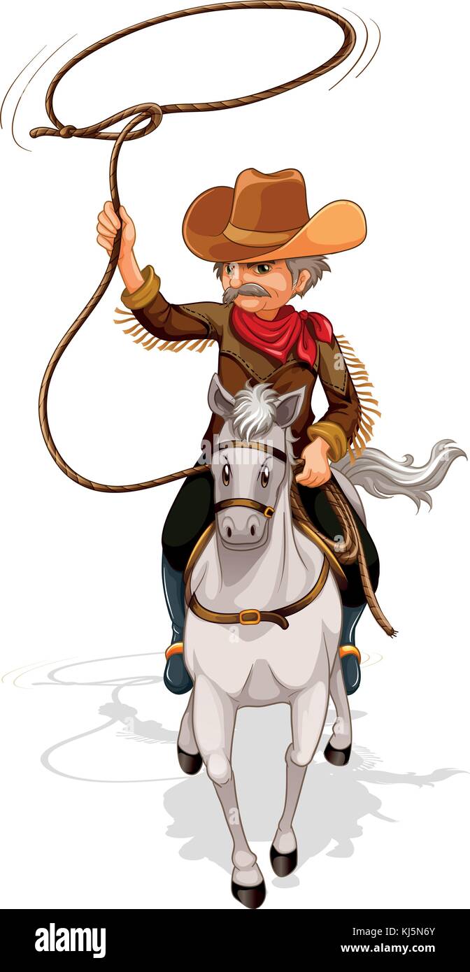 Roping Horse Clip Art