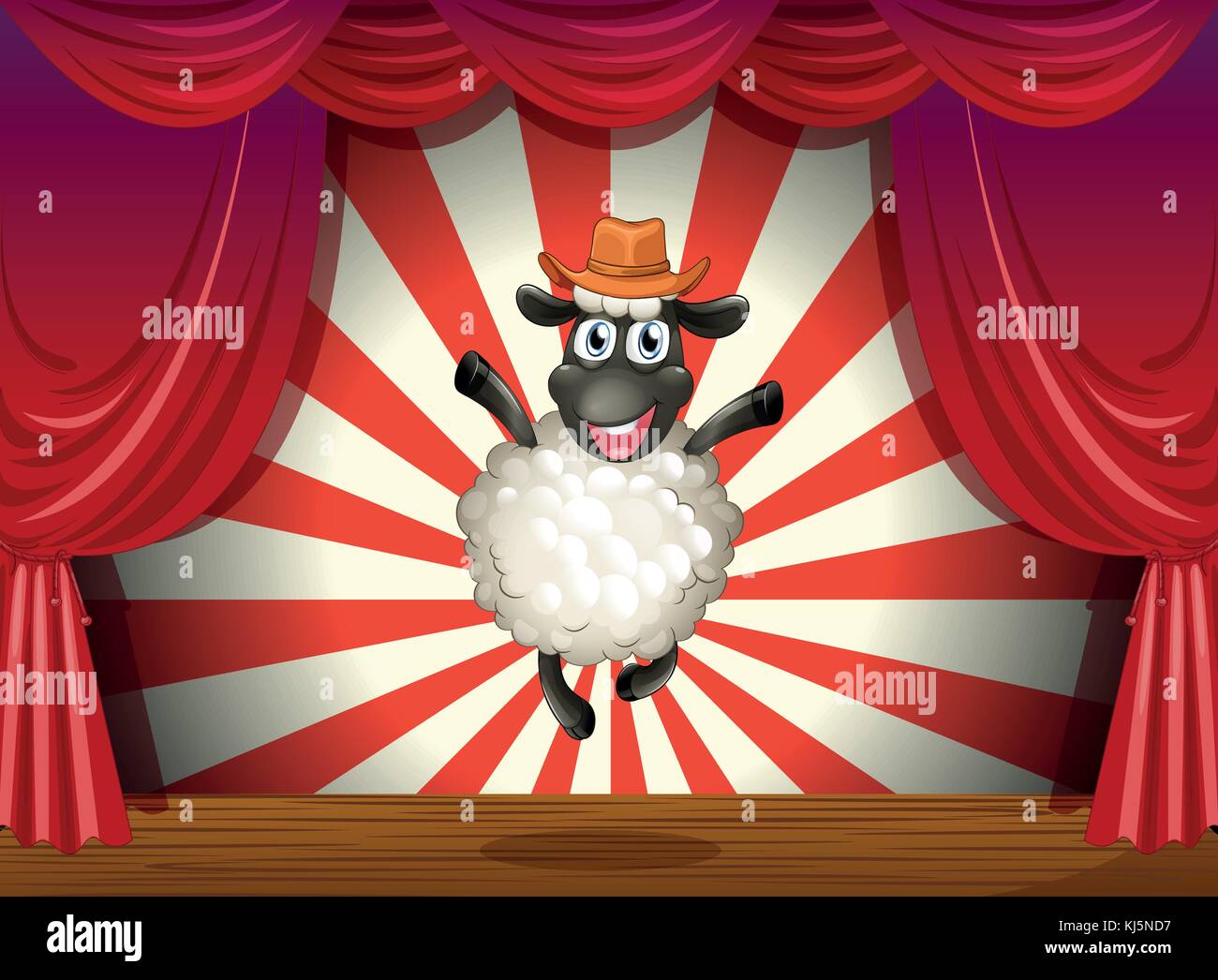 Show sheep Stock Vector Images - Alamy