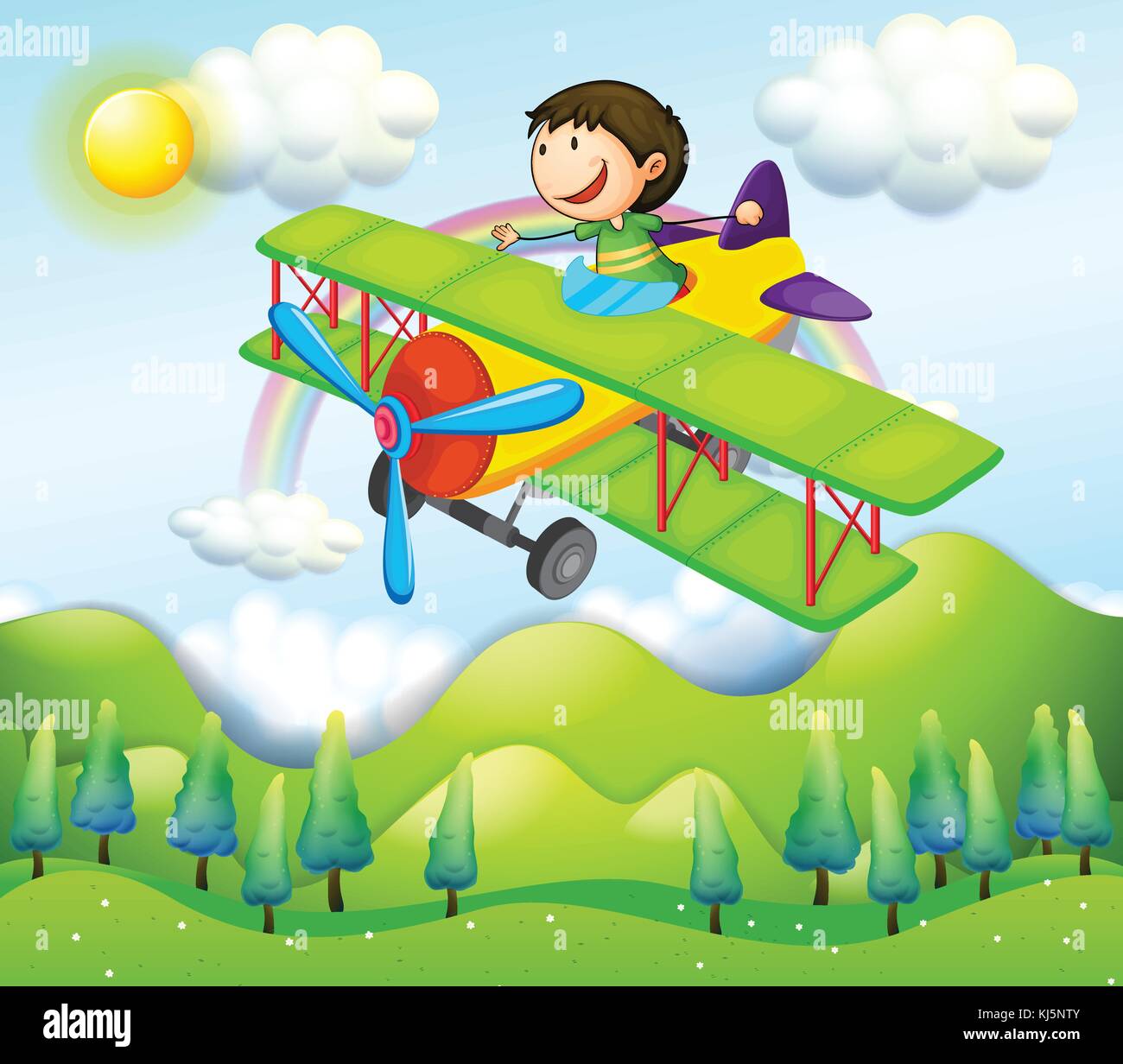 Indigo airplane Stock Vector Images - Alamy