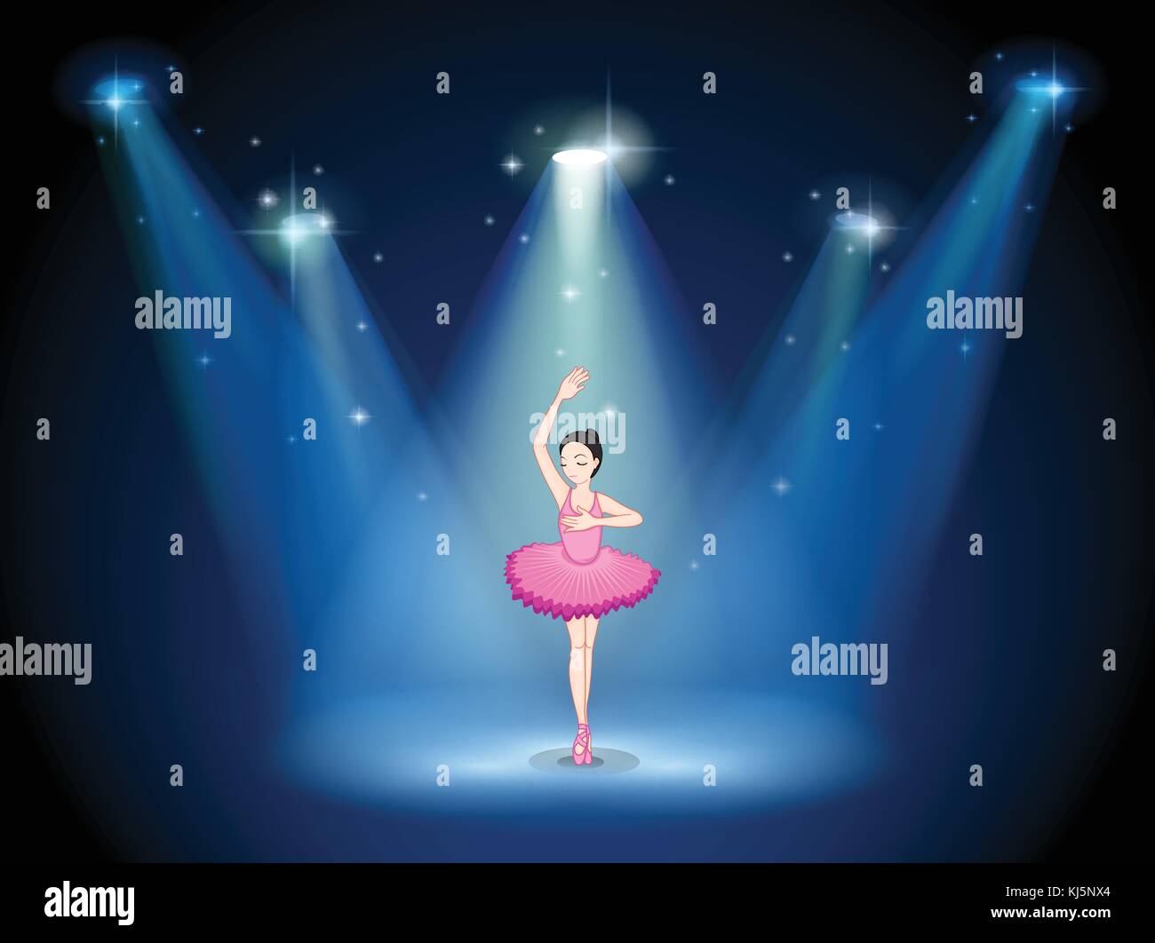 Ballet dancing woman in Stock Vector Images - Alamy