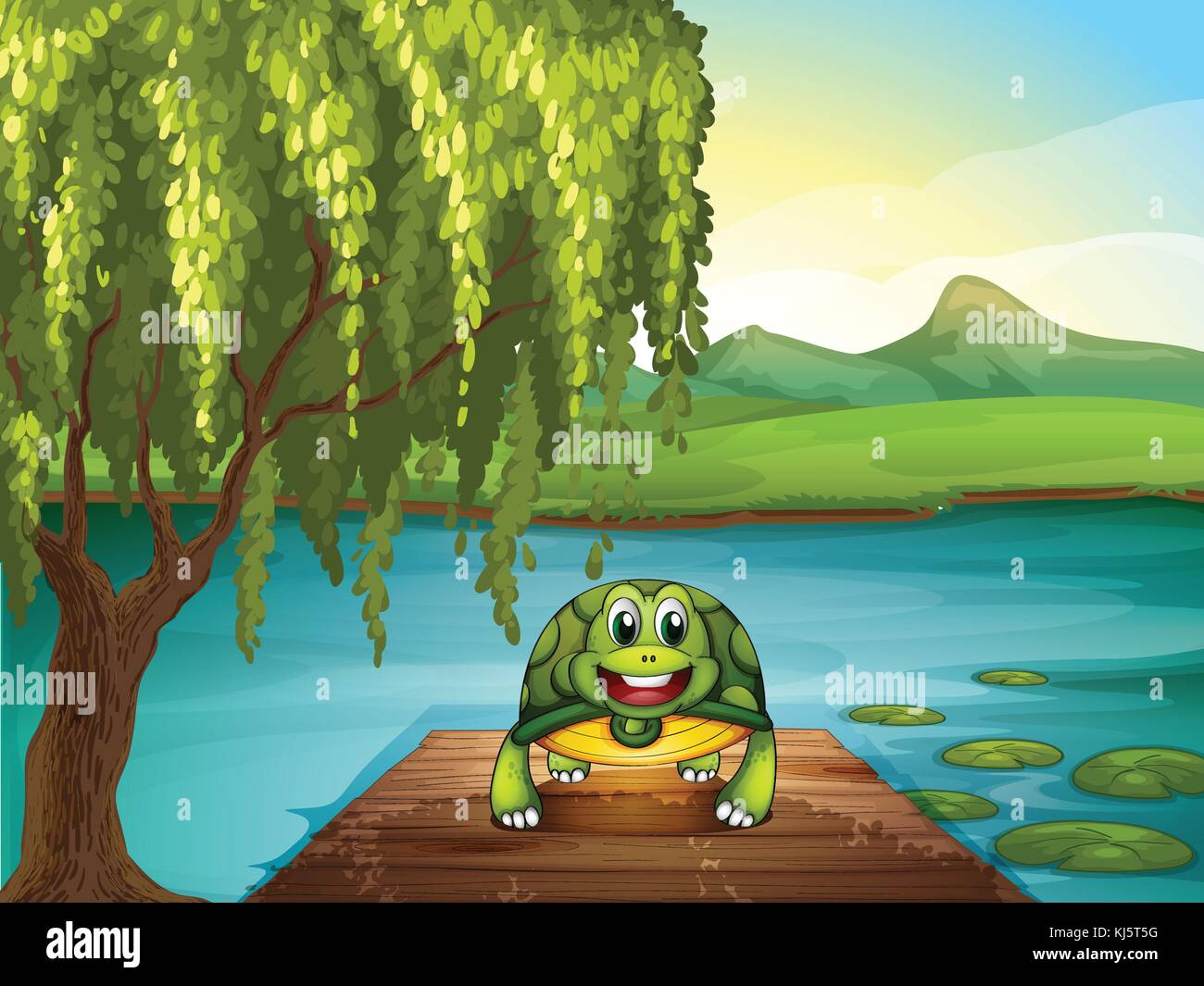 Turtle stem Stock Vector Images - Alamy