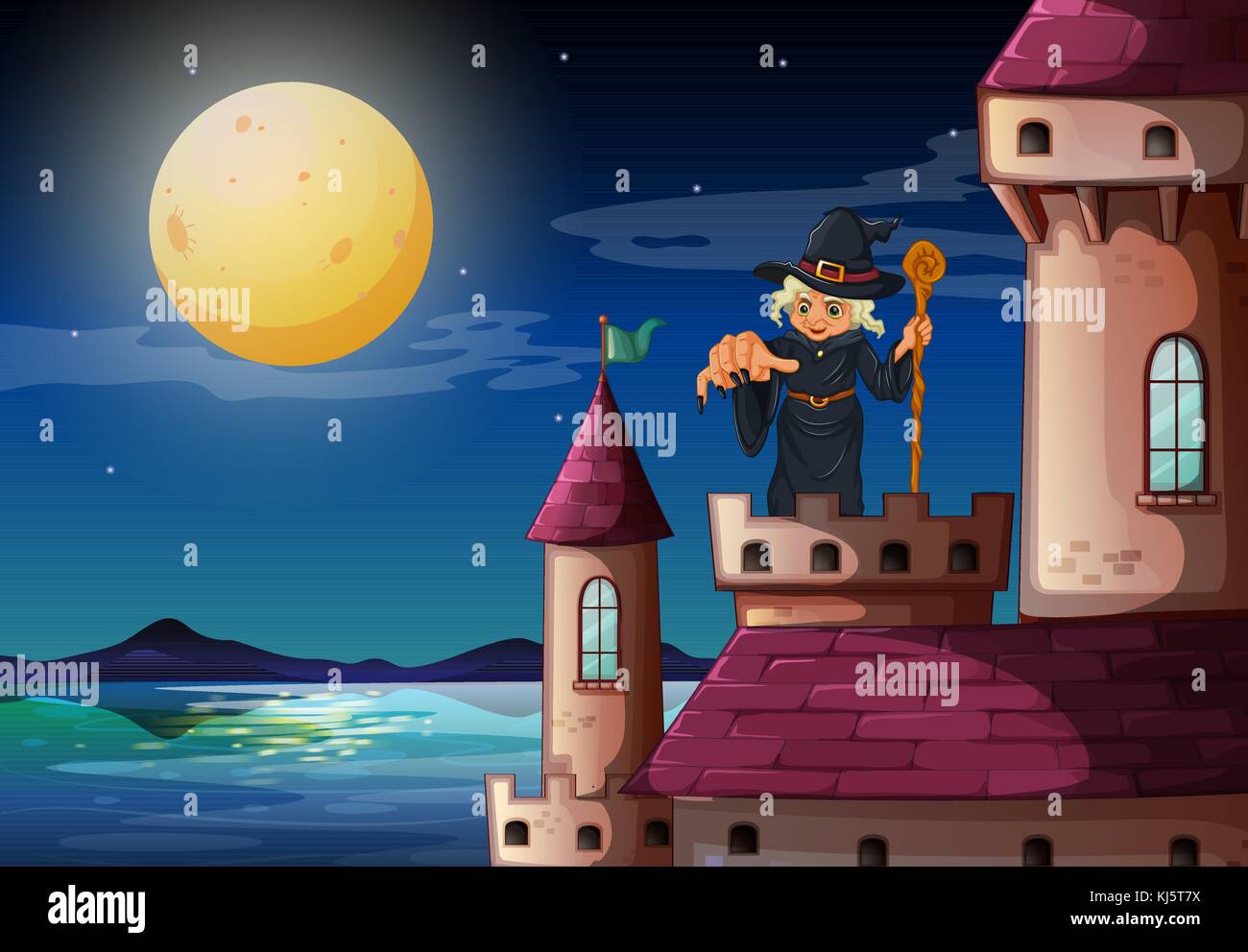 Old witch magic cane hi-res stock photography and images - Alamy