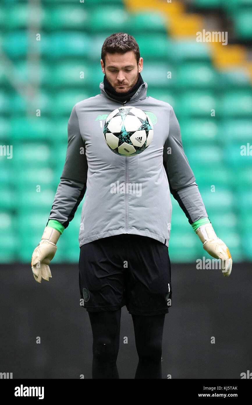 Celtic goalkeeper Craig Gordon during the training session at Celtic ...