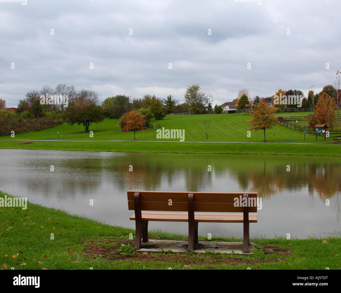 The autumn scenes in the month of gloomy November Stock Photo - Alamy
