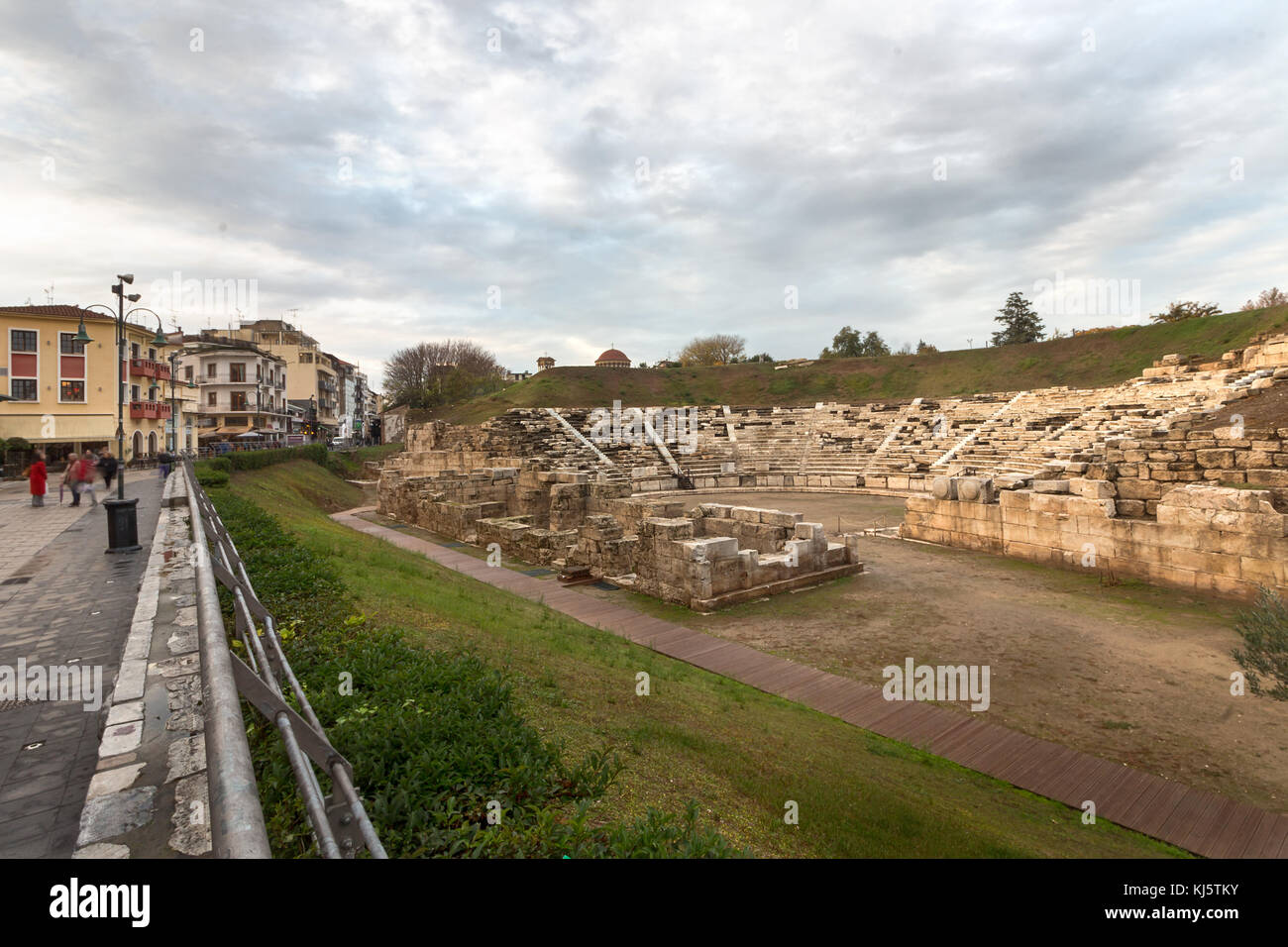 Larissa, Greece - November 15th, 2017: The First Ancient Theatre of ...