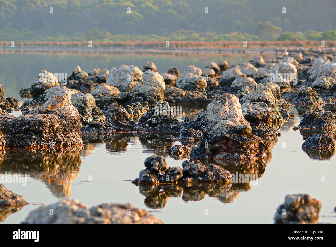 Gypsum landscape lake hi-res stock photography and images - Alamy
