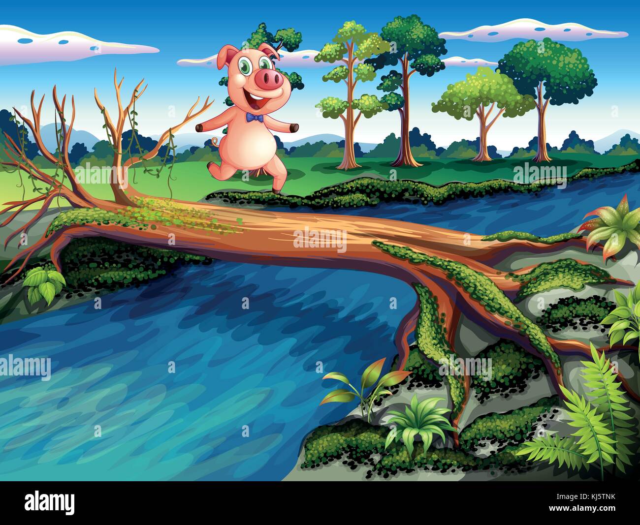 Pig vine Stock Vector Images - Alamy