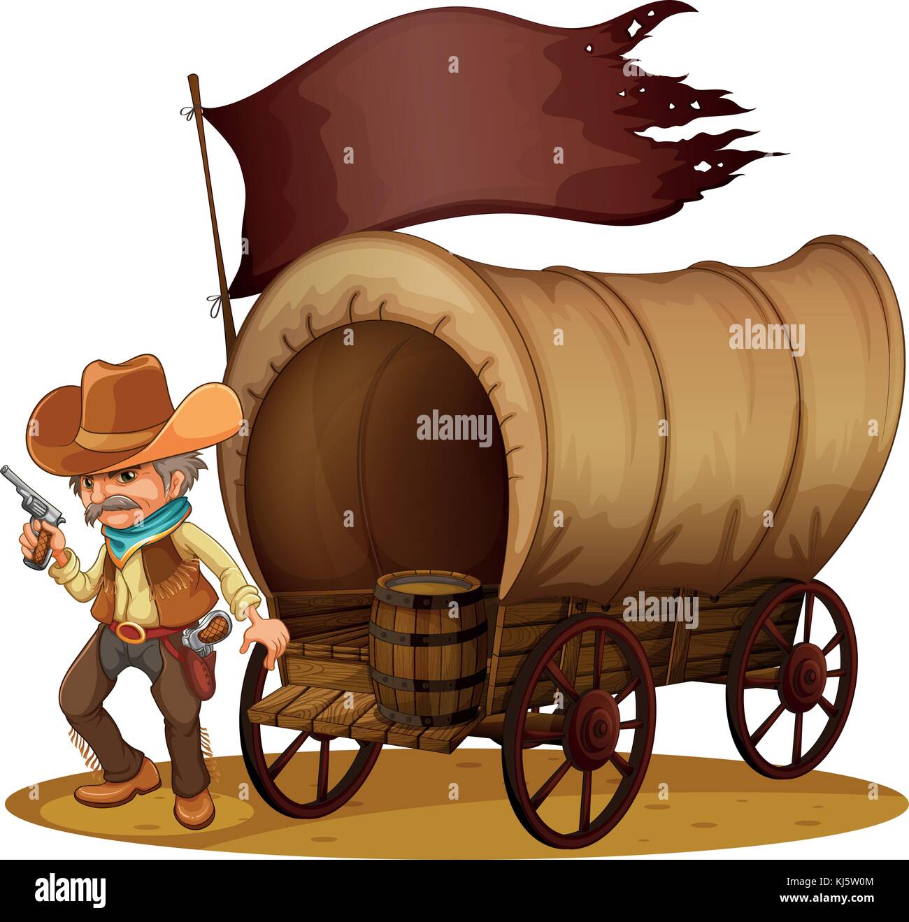 Belt wagon Stock Vector Images - Alamy