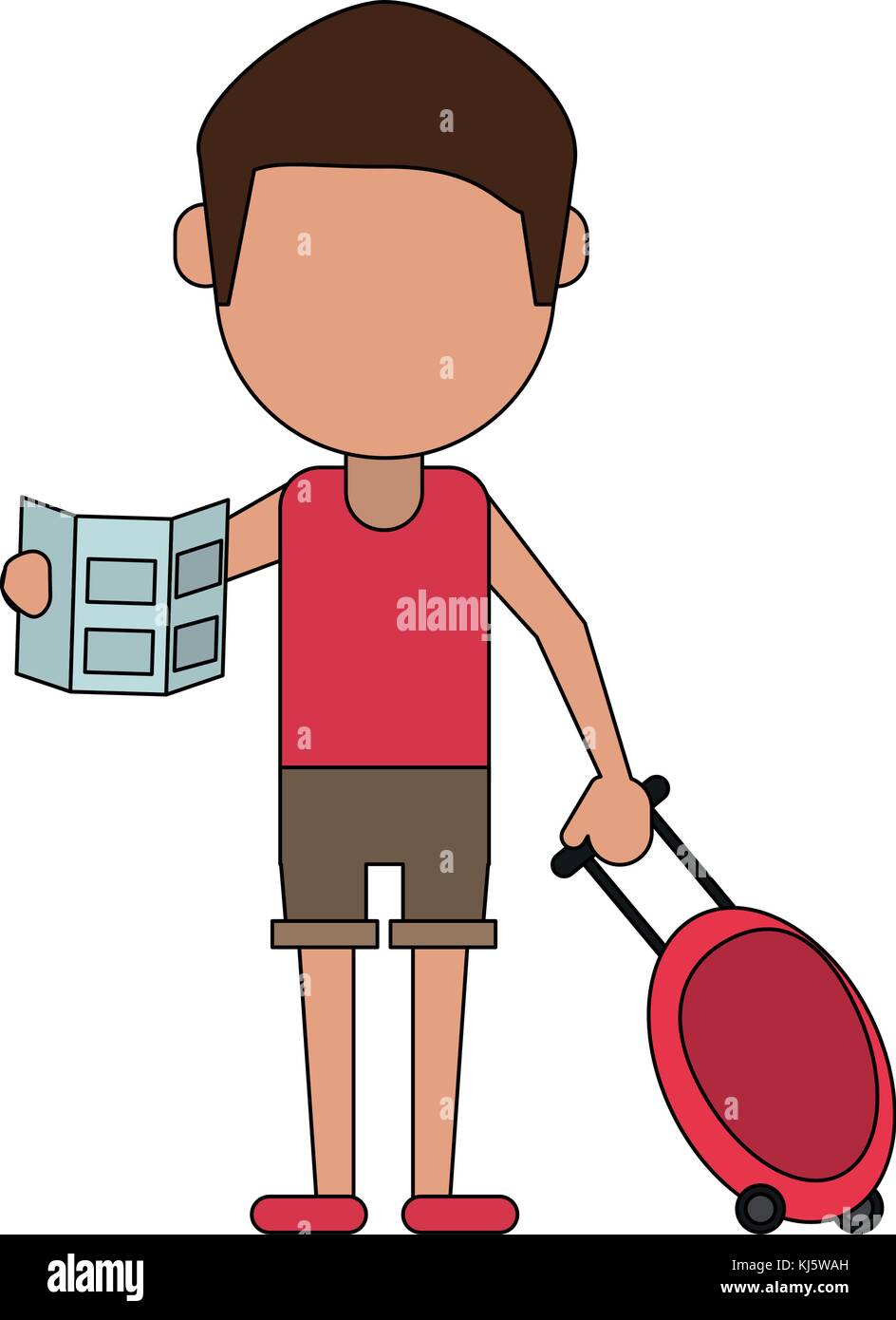 Tourist man avatar Stock Vector Image & Art - Alamy