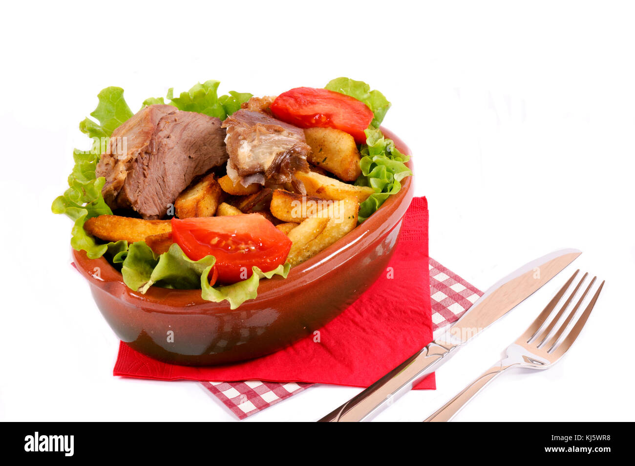 Bowl full of delicious food Stock Photo - Alamy